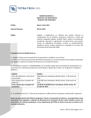 Fillable Online Solicitud de Propuesta Request for Proposal (RFP) - DAI ...