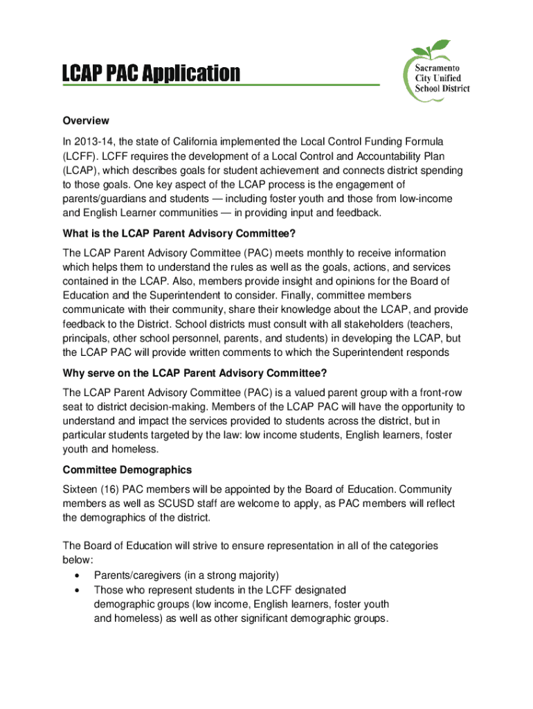 Fillable Online www.cde.ca.govfgaaLocal Control Funding Formula ...