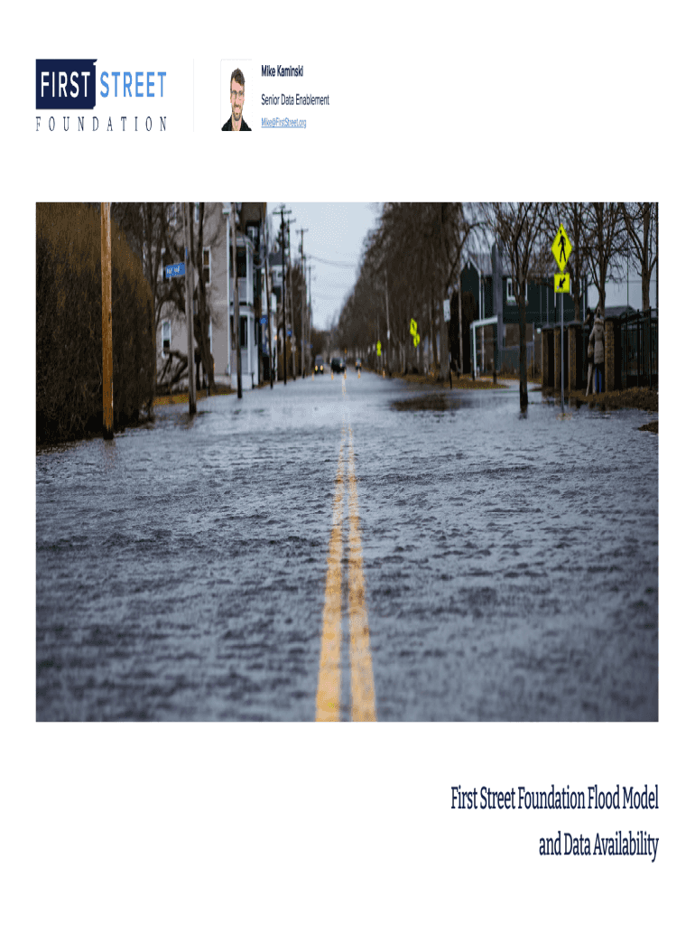 Fillable Online First Street Foundation Flood Model and Data ...