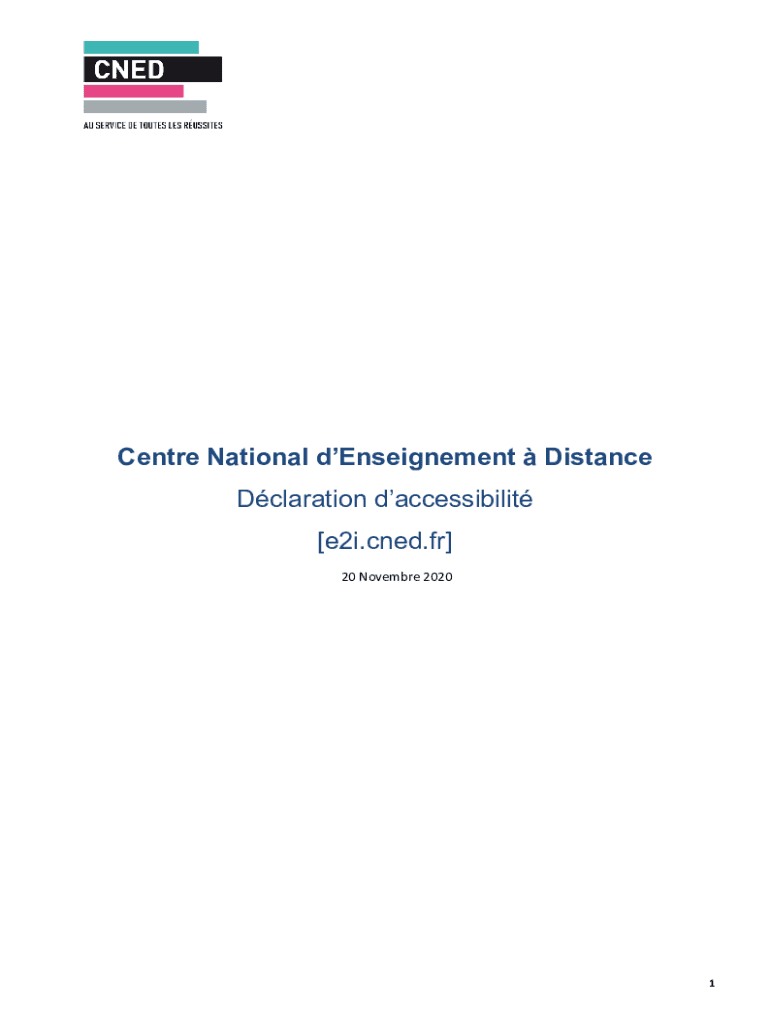 Remplissable En Ligne Le CNED s'engage rendre son site extranet https ...