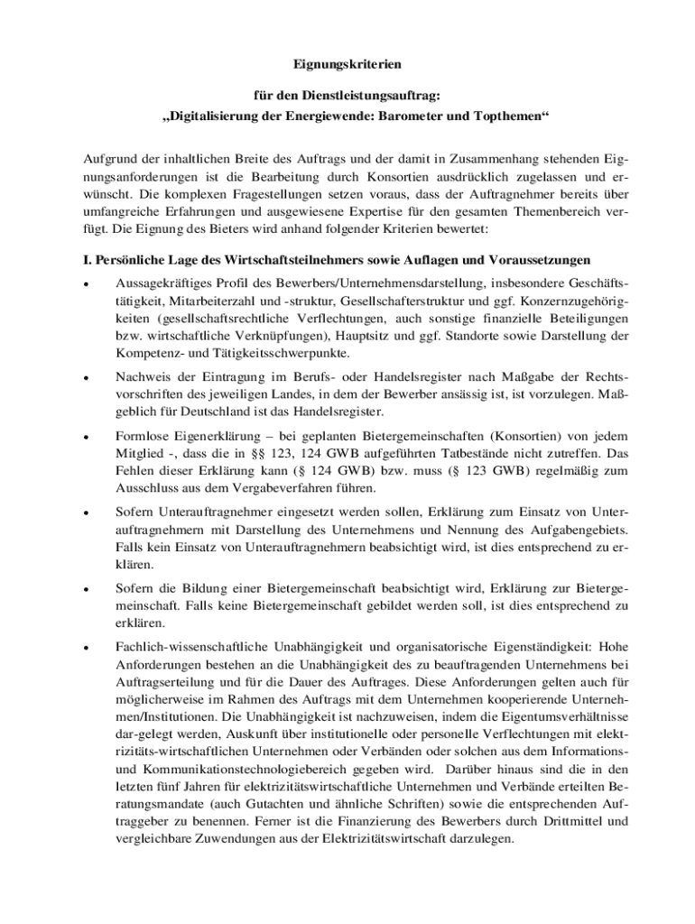 Ausfüllbar Online Barometer zur Digitalisierung der Energiewende - BET ...
