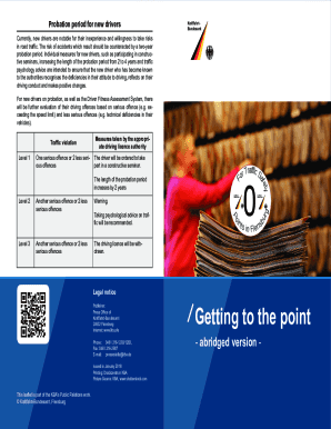 Fillable Online BESTPOINT Criteria for BEST Practice Demerit POINT ...