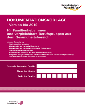 Ausfüllbar Online DOKUMENTATIONSVORLAGE - BZgA Shop Fax Email Drucken ...