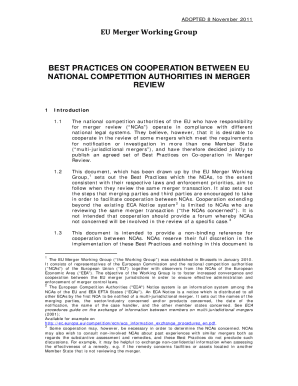 Fillable Online merger notification and procedures template Fax Email ...