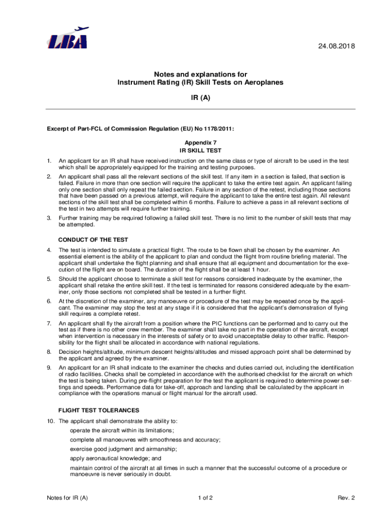 Fillable Online Easy Access Rules for Aircrew (Regulation (EU ...