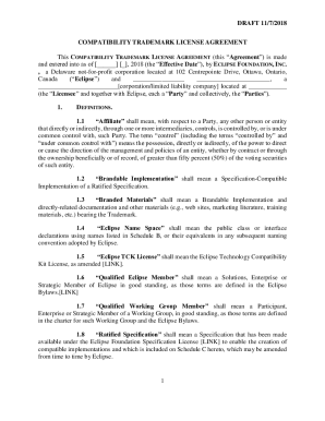 Fillable Online www.sample.nettrademark-license-agreement12+ SAMPLE ...