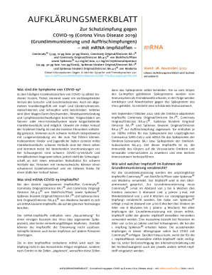 Ausfüllbar Online Comirnaty Original/Omicron BA.1 15/15 micrograms per ...