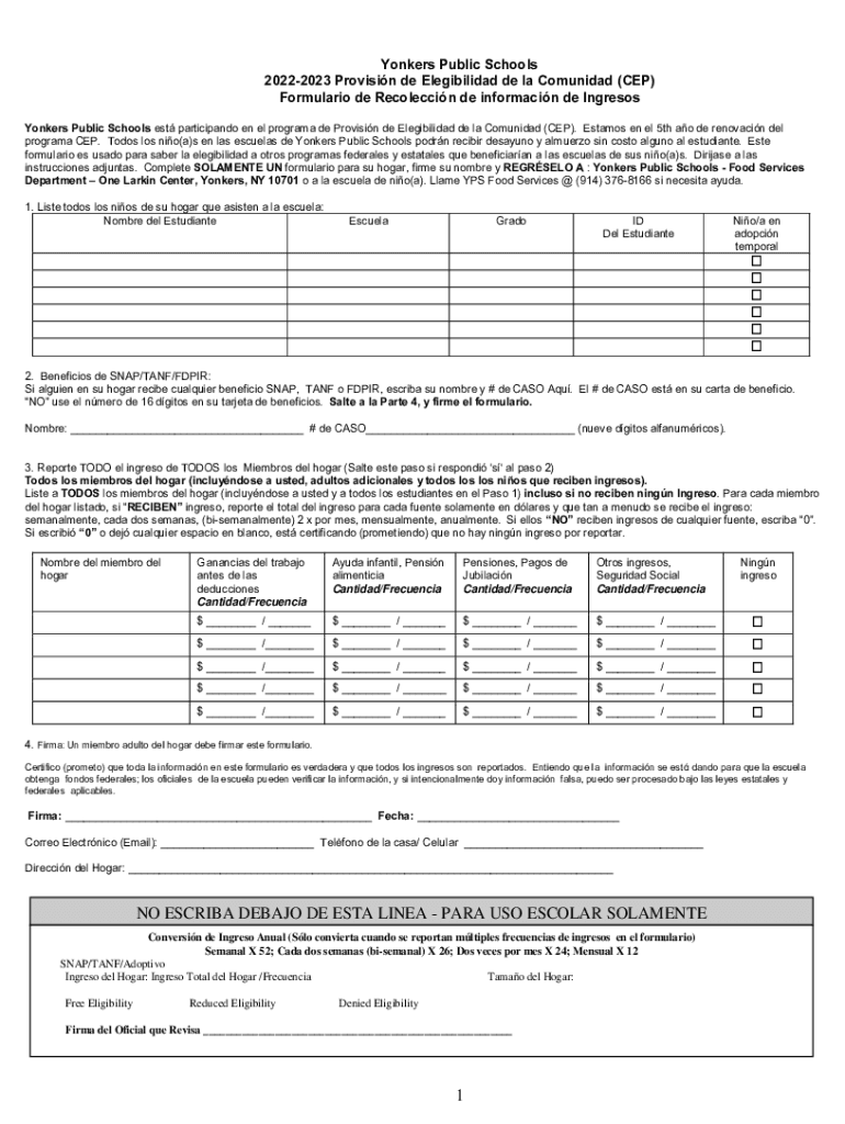 Fillable Online www.yonkerspublicschools.orgformsAbout Our School ...