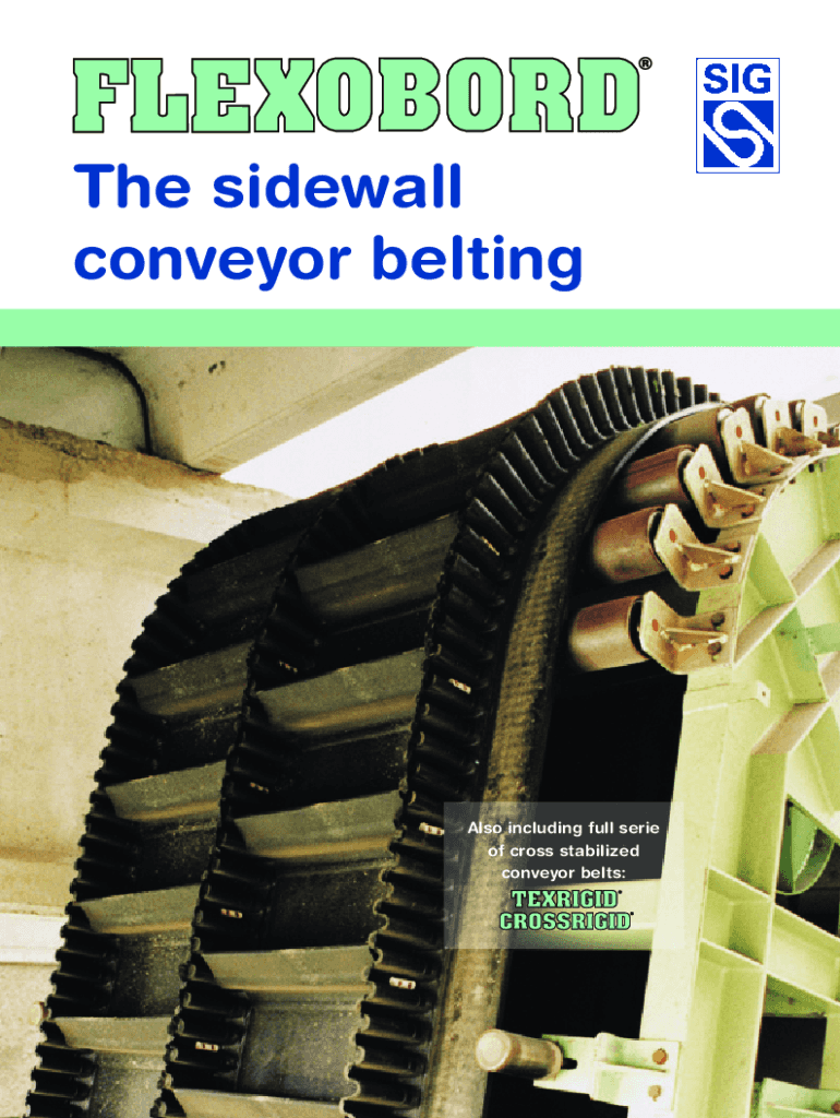 Fillable Online Flexowell Corrugated Sidewall Belts - Bi-State Rubber ...