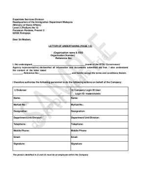 Fillable Online letter-of-undertaking-sample.pdf - ESD Fax Email Print ...