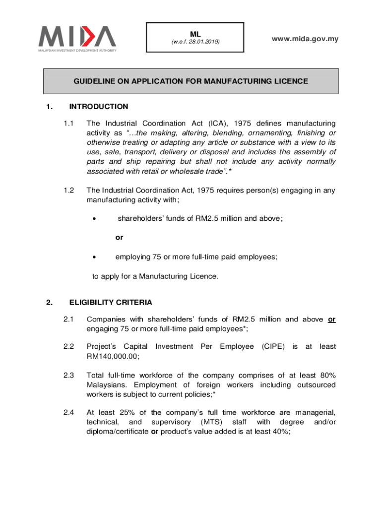 Fillable Online Regulatory Compliance for the Manufacturing Industry in ...