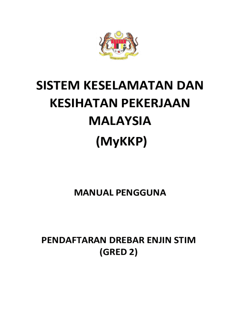 Fillable Online Drebar Enjin Stim Gred 1 dan 2 - DOSH Fax Email Print ...