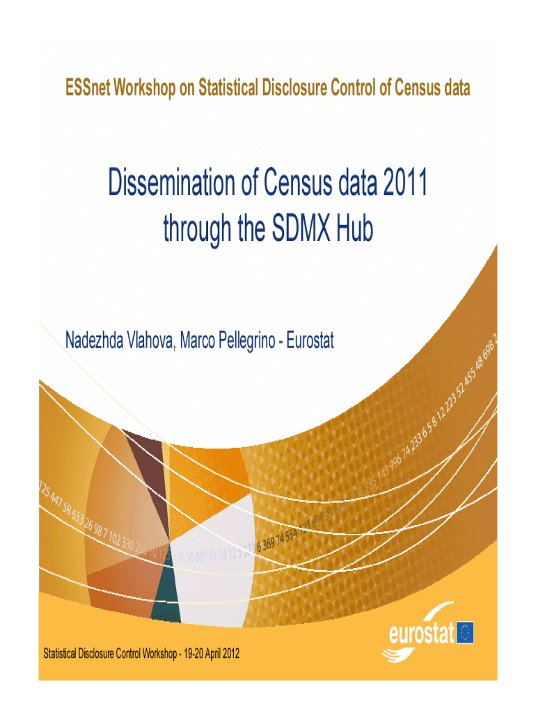 Fillable Online Dissemination of Census data 2011 through the SDM; Hub ...