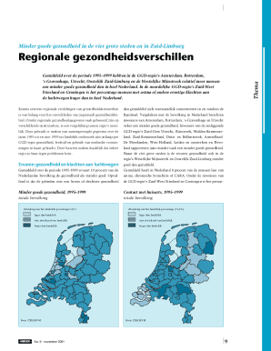 Invulbaar Online minder goede gezondheid in de vier grote steden en in ...