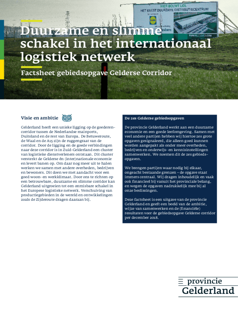 Invulbaar Online Factsheet Smart werken en wonen Gelderse Corridor ...