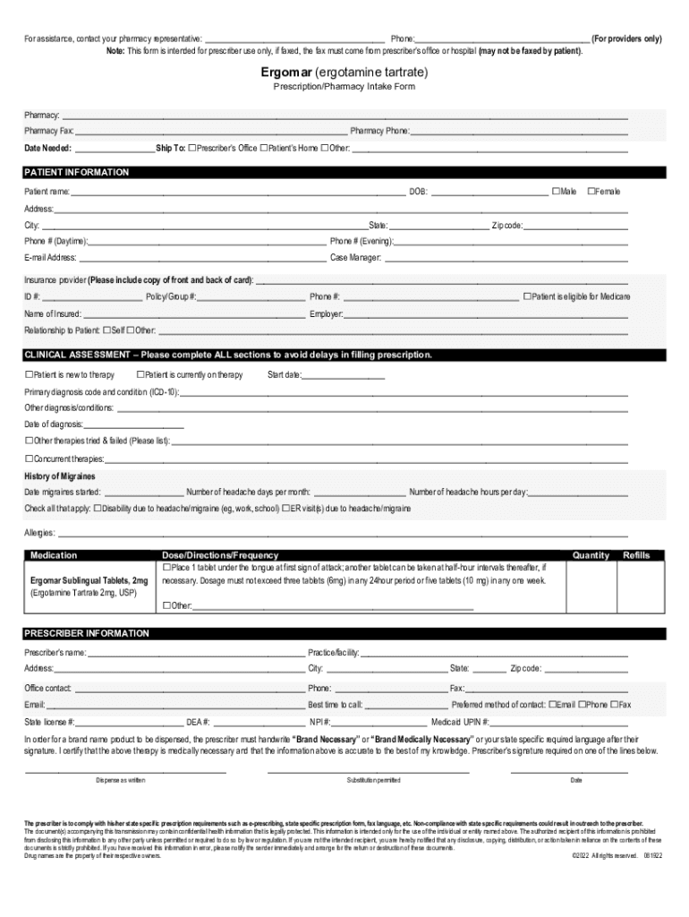 Fillable Online docushare-web.apps.external.pioneer.humana.comPrescription/Pharmacy Intake Form ...