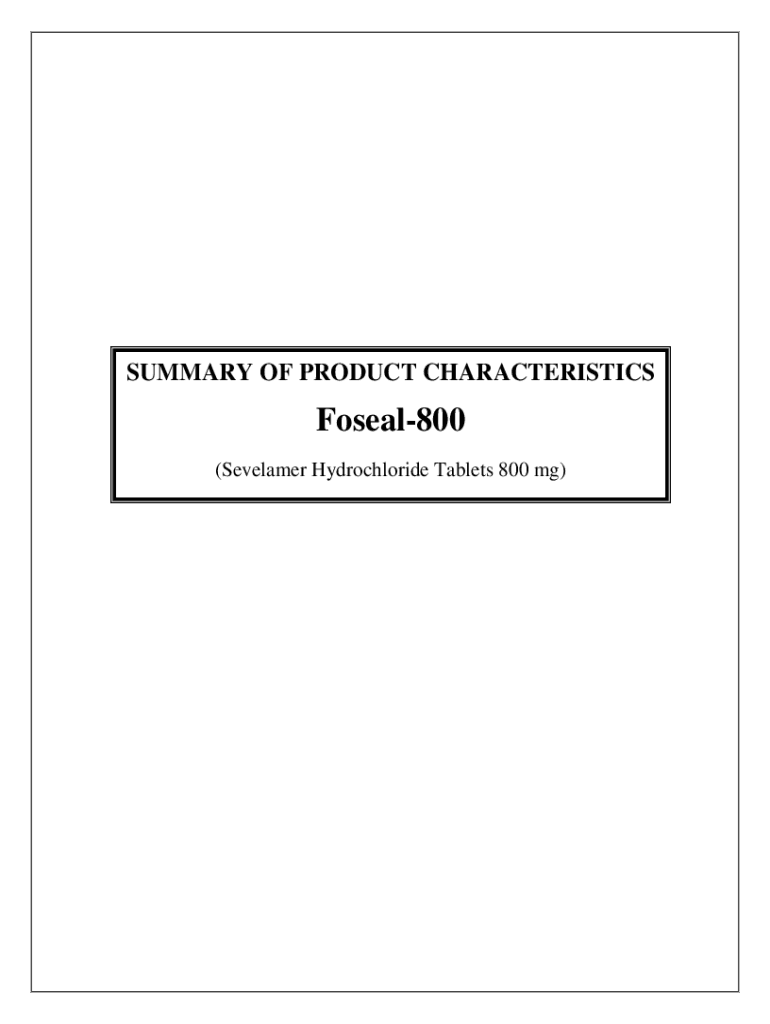 Fillable Online Foseal 800 MG Tablet - Uses, Dosage, Side Effects ...