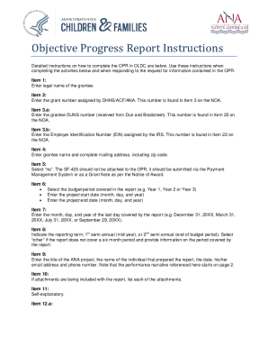 Fillable Online www.hhs.govguidancedocumentAFI Tools: Instructions for Old Performance Progress ...