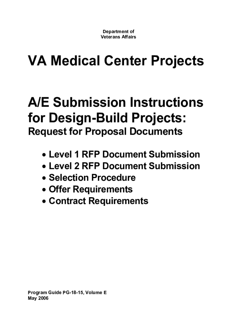 Fillable Online A/E Submission Instructions - RFP Design Build Projects ...