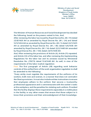 Fillable Online Saudi Ministry of Human Resources and Social ...