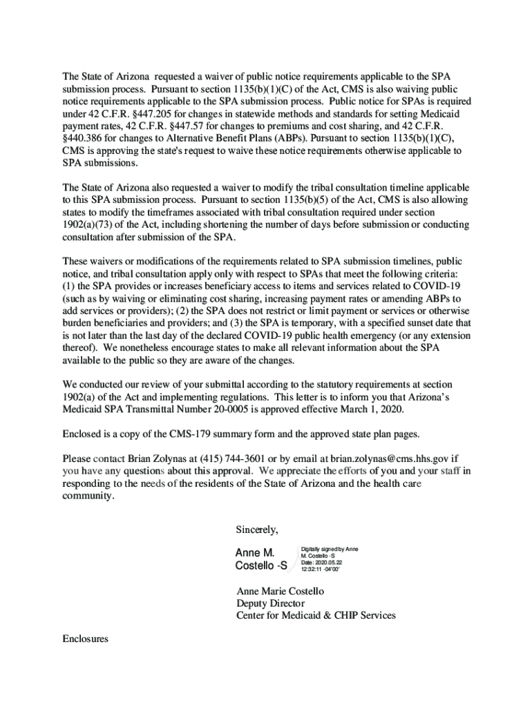 Fillable Online azahcccs.govResourcesDownloadsTable of Contents State ...