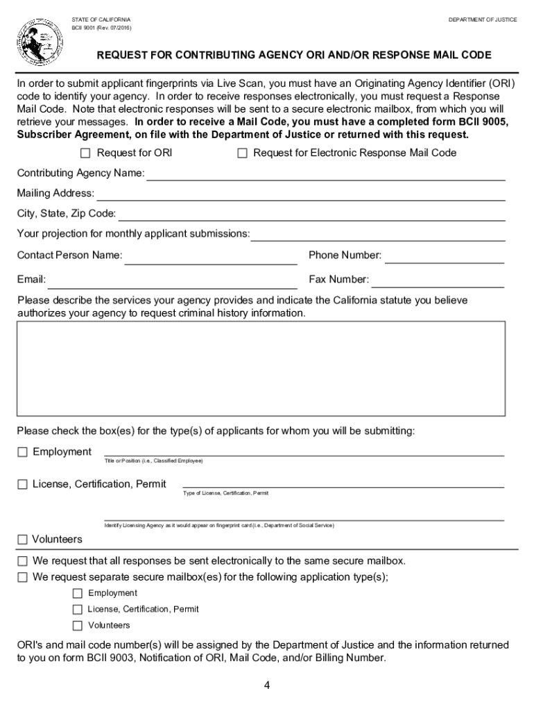 Fillable Online oag ca www.fill.ioCALIFORNIA-DEPARTMENT-OF ...