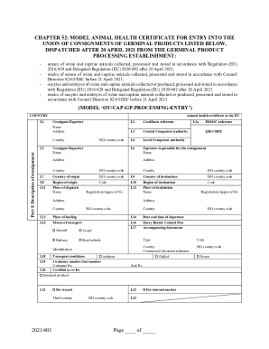 Fillable Online www.aphis.usda.govregulationsvsCHAPTER 52: MODEL ANIMAL ...