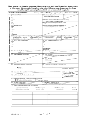 Fillable Online www.care4dog.com pet-health-certificatePet Health ...