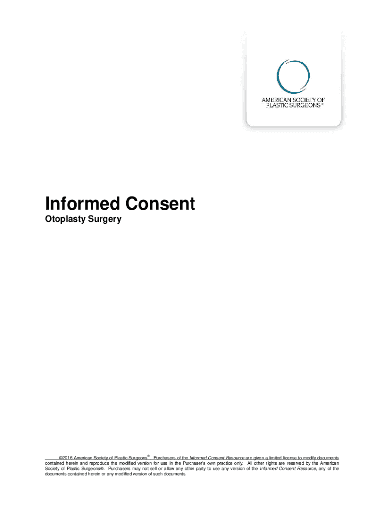 Fillable Online www.kansashealthsystem.com44OtoplastyINFORMED CONSENT ...