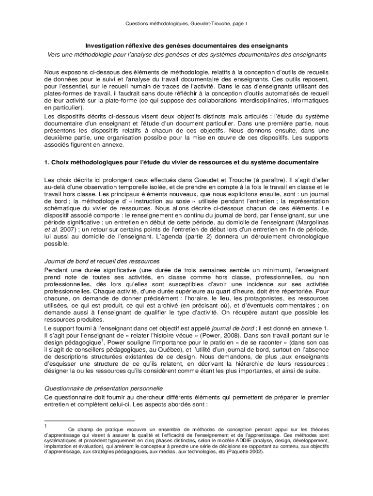 Remplissable En Ligne Genses d'Usages Professionnels des Technologies chez les ... Fax Email ...