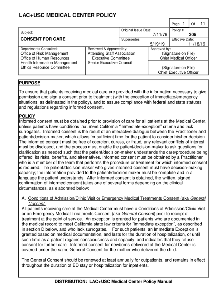 Fillable Online file.lacounty.govSDSInterdhsLAC+USC MEDICAL CENTER ...