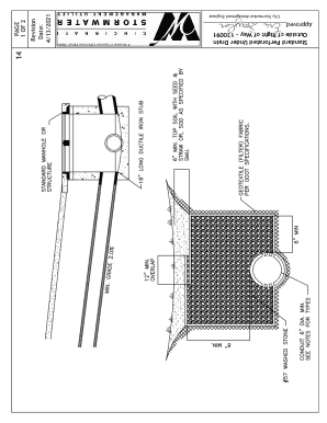 Fillable Online 4/13/2021 Standard Perforated Under Drain Outside of ...