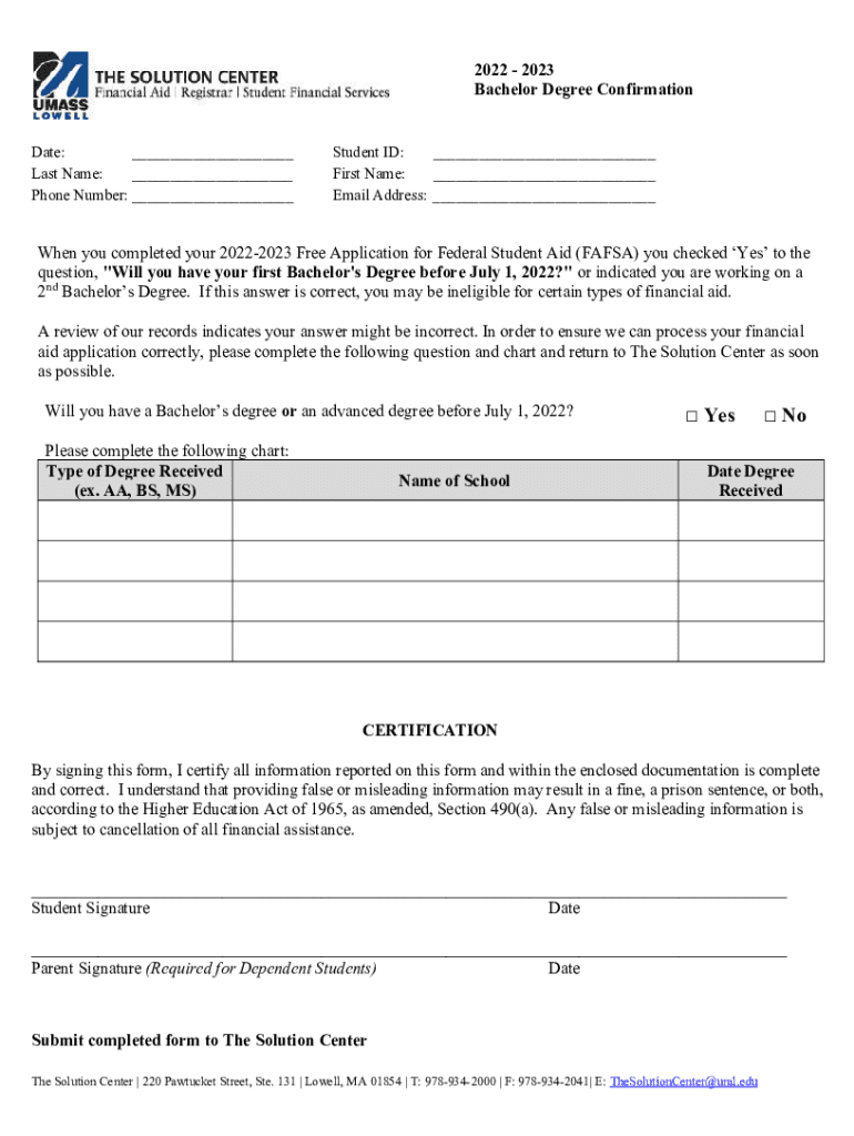 Fillable Online www.beaufortccc.eduassetsdocuments2022-2023 Bachelor Degree Verification ...