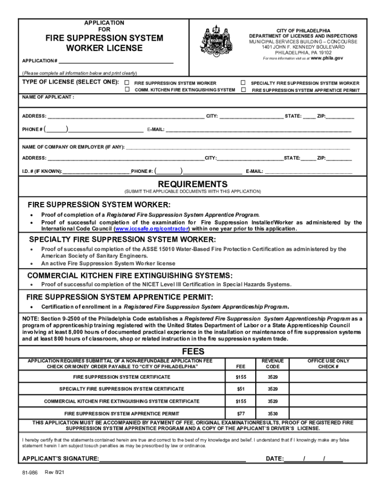 Fillable Online APPLICATION FOR DEMOLITION PERMIT DEPARTMENT OF LICENSES ... - Philadelphia Fax ...