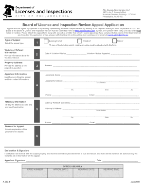 Fillable Online www.phila.gov media 20210614085547Board of License and ...