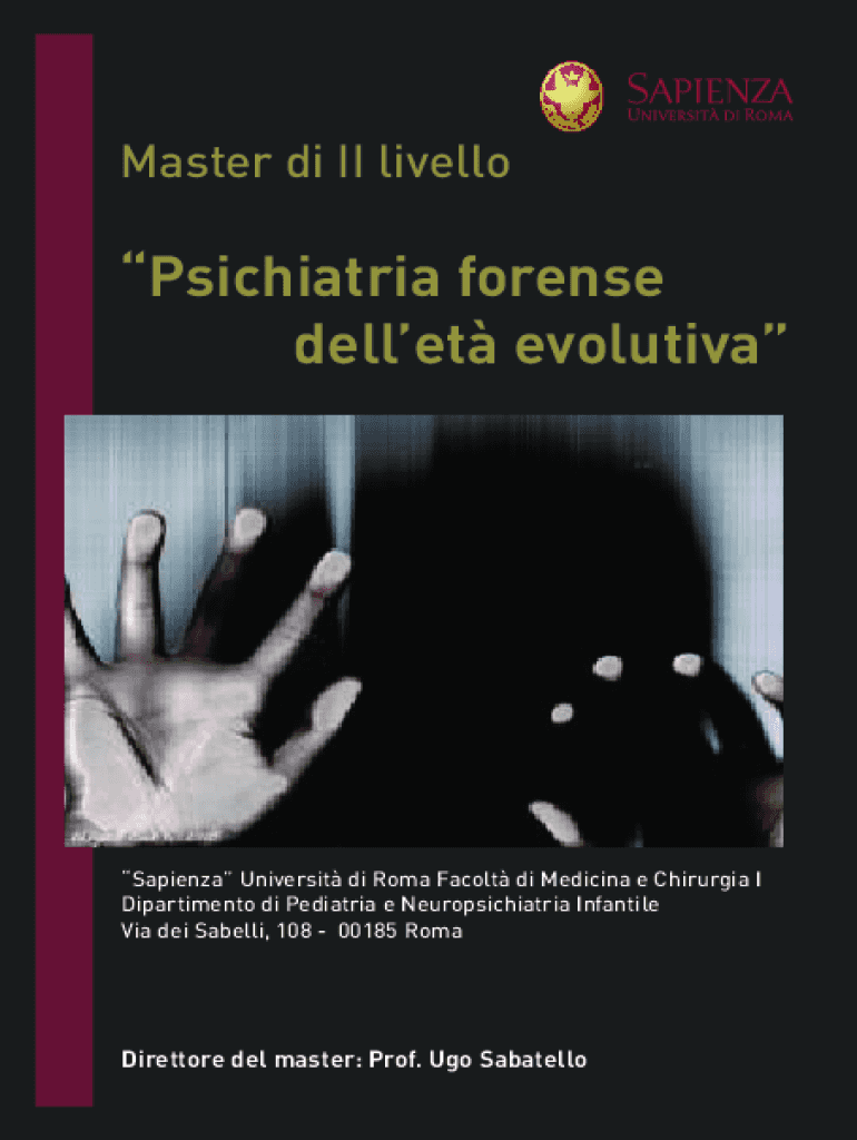 Compilabile Online Psichiatria forense e clinica delle dipendenze in et evolutiva Fax Email ...