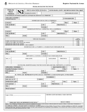 Fillable Online Ficha de Datos Tcnicos Fax Email Print - pdfFiller