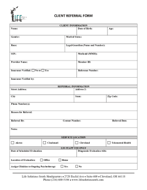 Fillable Online REFERRAL FORM (Print Out) Updated 12:05:20 - Legacy ...