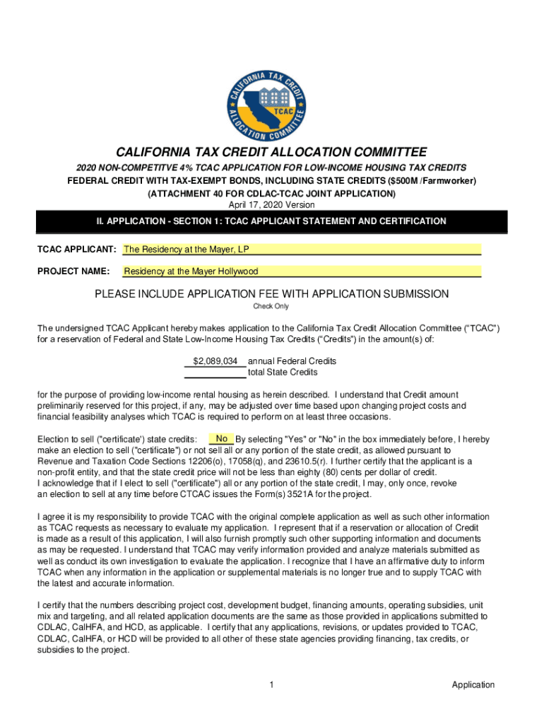 Fillable Online tcac.treasurer.ca.gov Account SelectRoleSelect Role ...