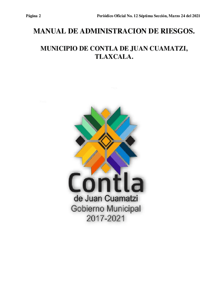 Fillable Online MANUAL DE ADMINISTRACION DE RIESGOS. Fax Email Print - pdfFiller