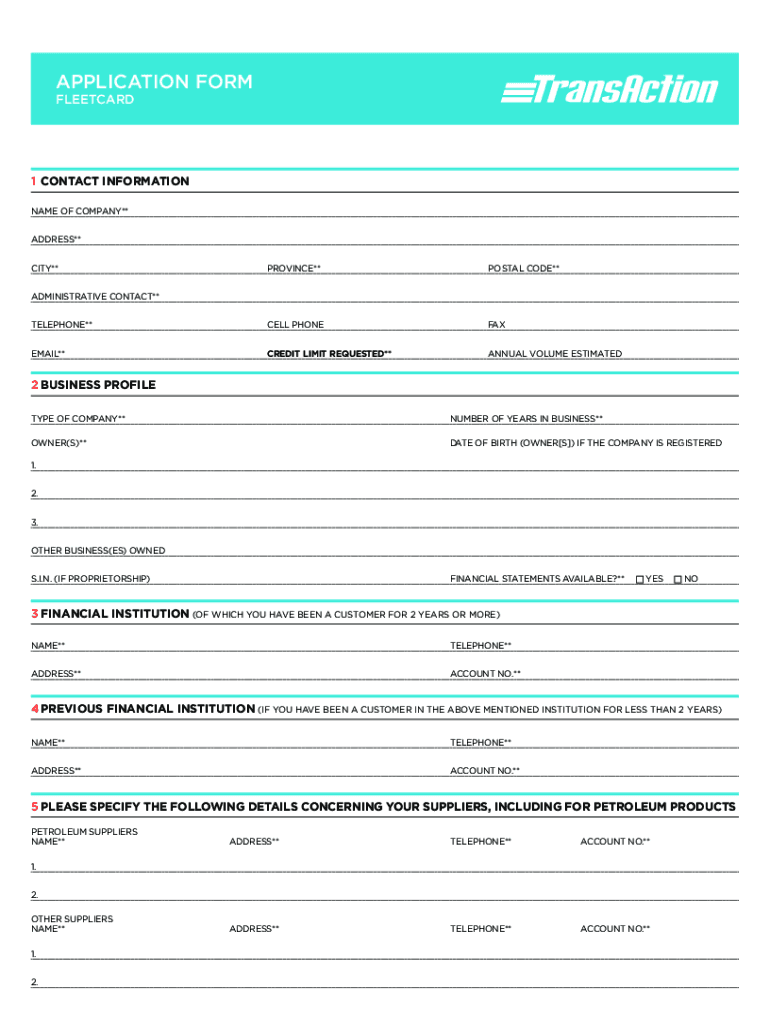 Fillable Online TransAction-Commercial-Credit-App-v6-Double-Sided.pdf Fax Email Print - pdfFiller