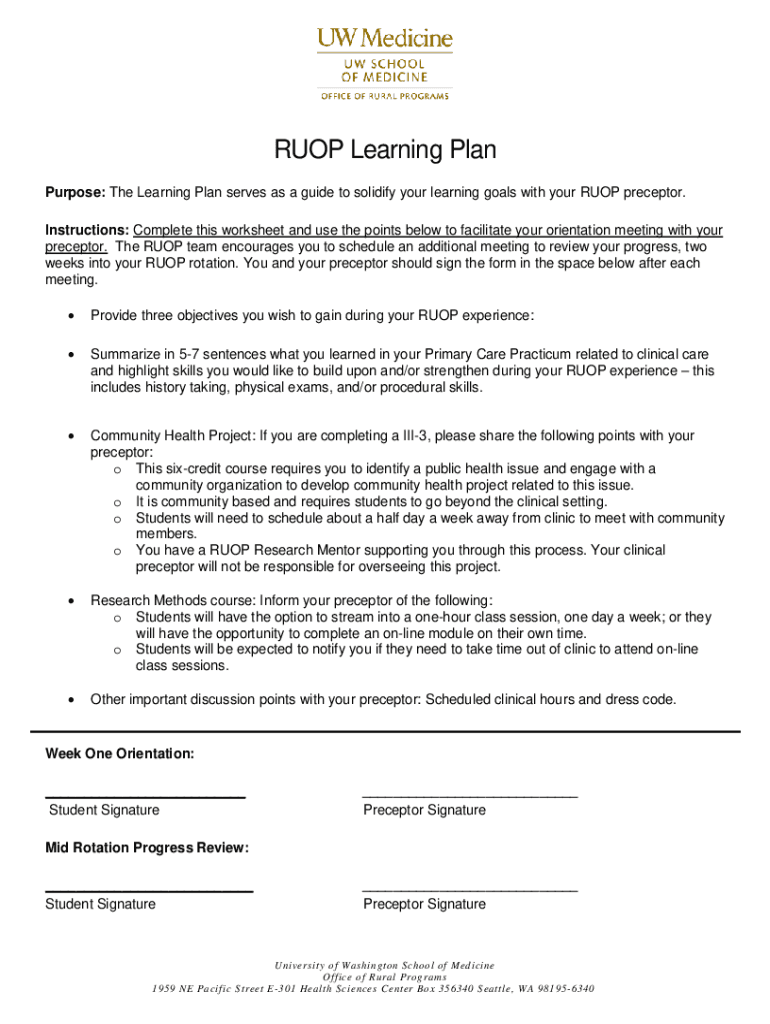 Fillable Online depts washington education.uwmedicine.orgsomruralwp ...