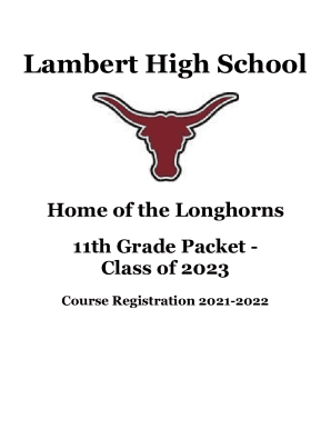 Fillable Online Lambert High School - Forsyth County Schools Fax Email ...