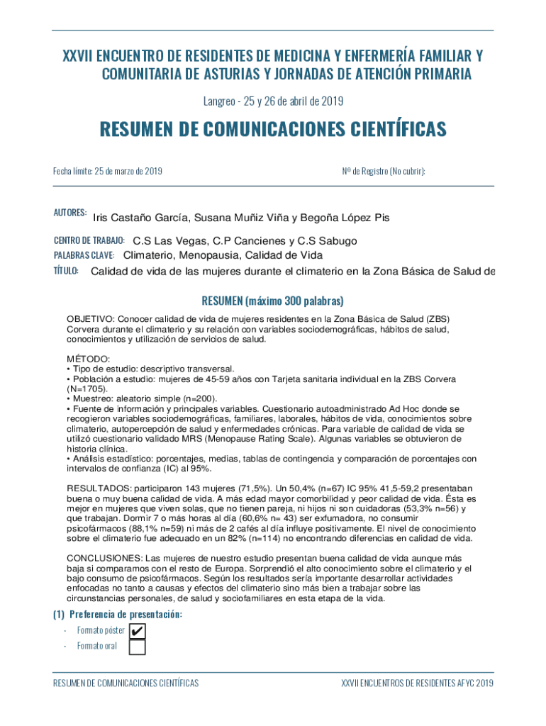 Fillable Online udocente sespa princast Unidad Docente Multiprofesional ...