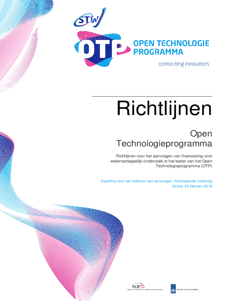 Invulbaar Online Richtlijnen voor het aanvragen van financiering voor ...