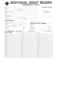 Fillable Online www.uslegalforms.comform-library369374INDIVIDUAL SCOUT ...