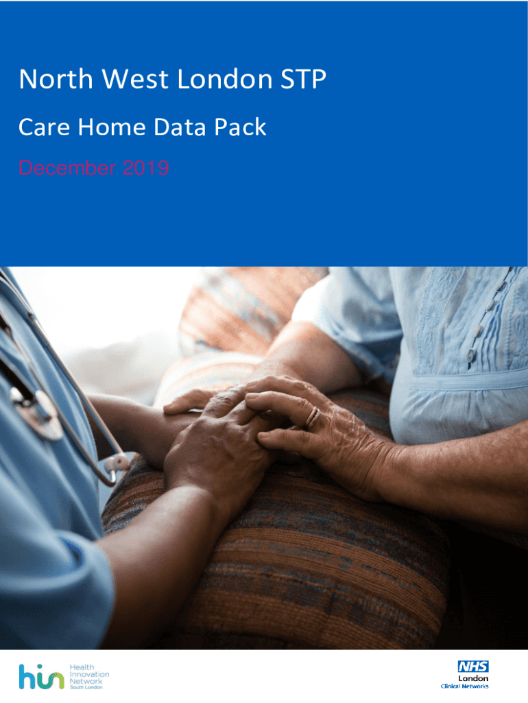 Fillable Online North West London STP - Care Home Data Pack - NHS ...
