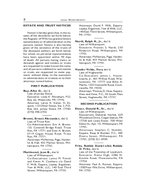 Fillable Online Required Notification by Trustee to Beneficiaries ...