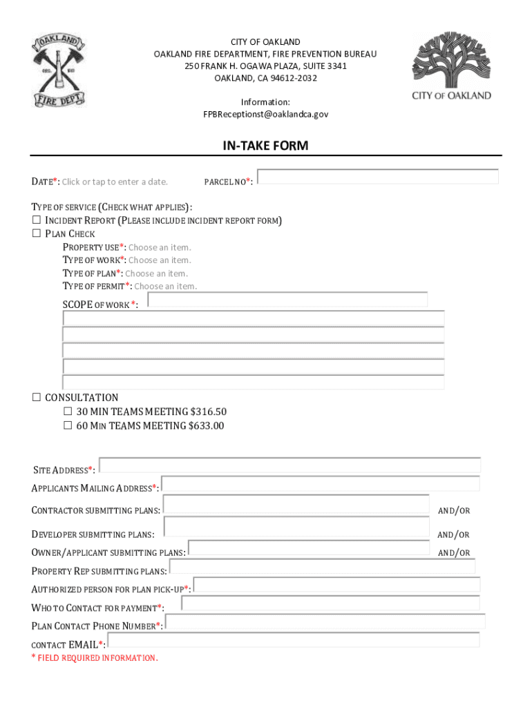 Fillable Online IN-TAKE FORM - AWS Fax Email Print - pdfFiller