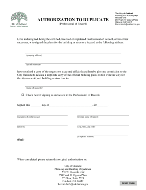 Fillable Online AUTHORIZATION TO DUPLICATE - AWS Fax Email Print ...
